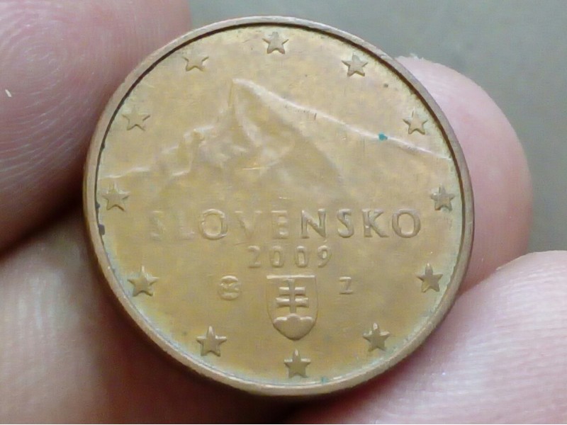 Slovacka, 5 centi 2009