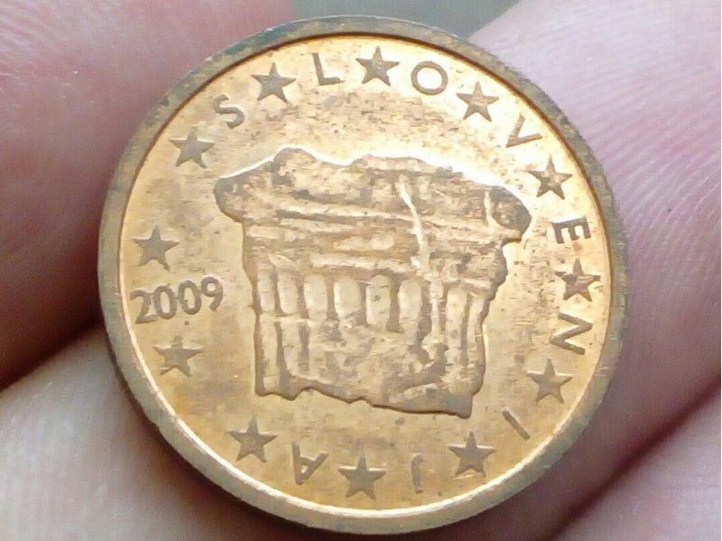 Slovenija, 2 centa 2009