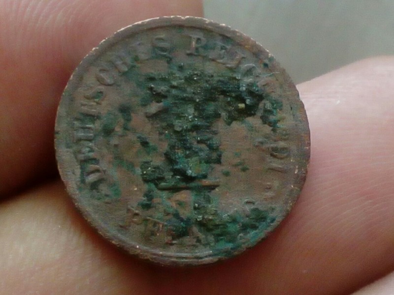 Nemacka, 1 pfennig 1891