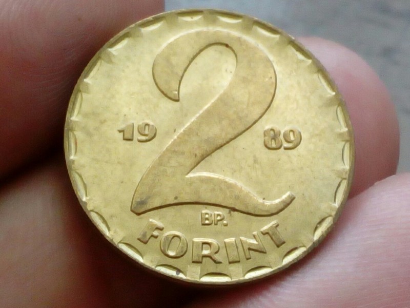 Madjarska, 2 forinte 1989