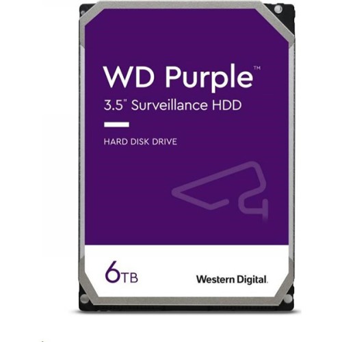 Western Digital 6TB WD Purple 3.5″ SATA HDD/ hard disk za video nadzor | WD64PURZ