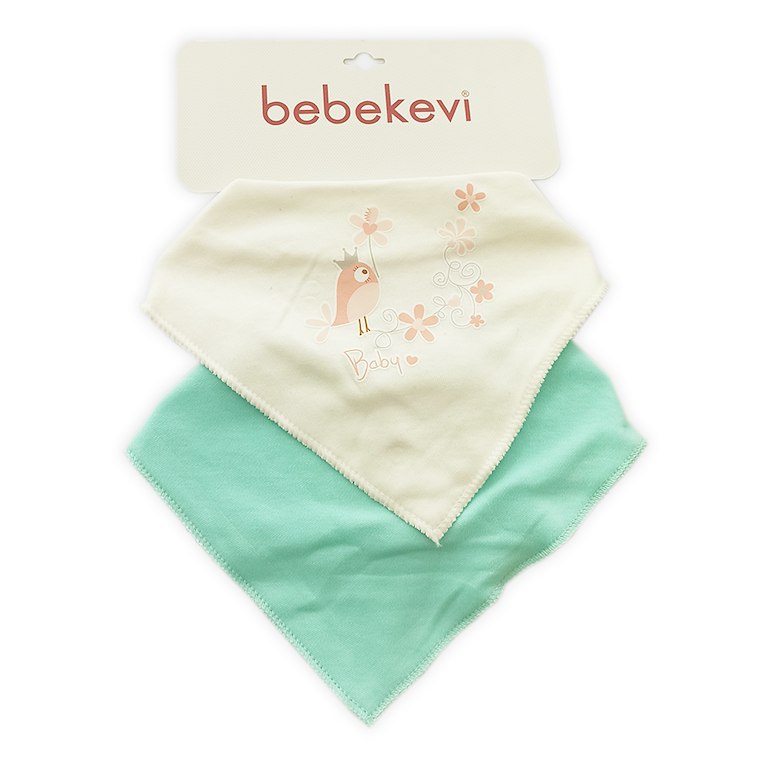 Bebekevi portikla za bebe set 2 kom. ptica zelena BEVI1089