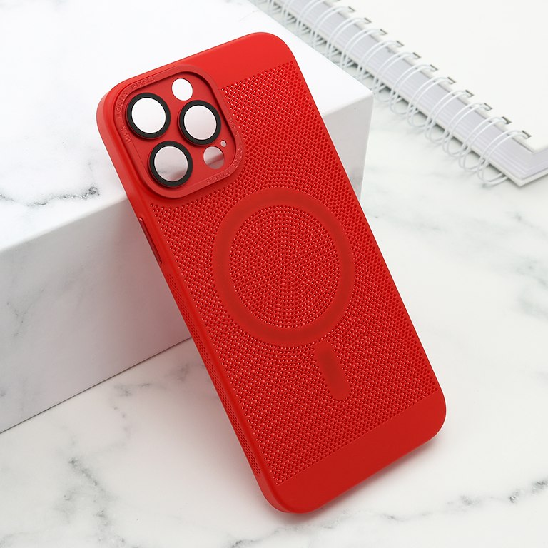 Futrola BREATH MagSafe za iPhone 13 Pro Max (6.7) crvena