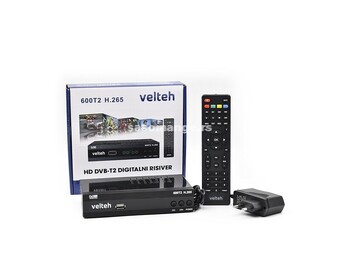 Velteh digitalni risiver DVB-T2 600T2 H.265