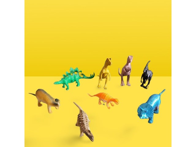 Dinosaurus figure set 8kom.