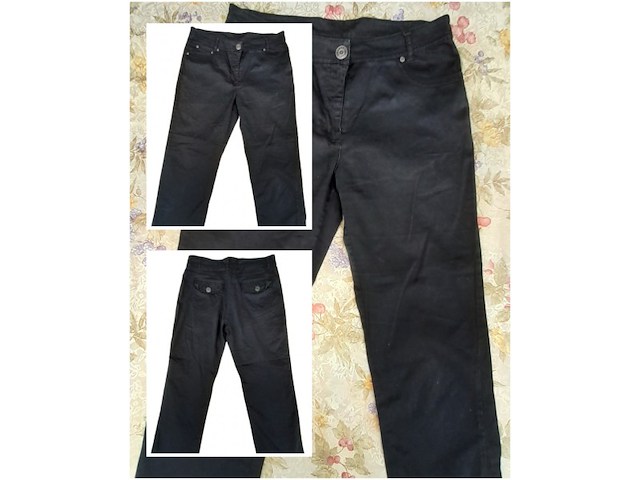 pantalone crne 3/4 ,,Gina Benotti`vel.36