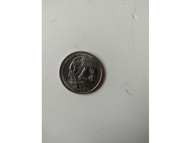 Quarter dolar, USA, 2013. MOUNT RUSHMORE