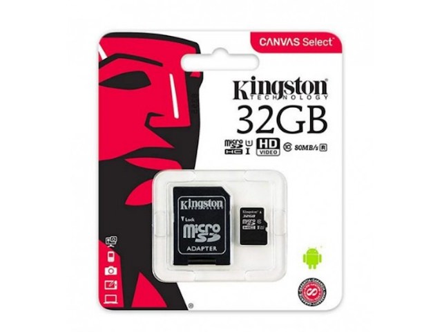 Kingston 32GB micro SD memorijska kartica 80MB/s