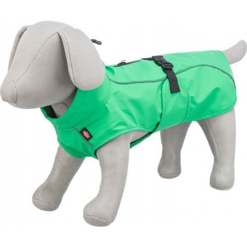 Kišni mantil za pse Vimy zeleni leđa 30cm