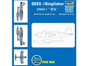TRUMPETER 1/200 OS2U-1 Kingfisher military aircraft model accessory