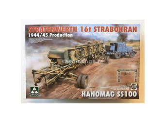 TAKOM 1/35 Stratenwerth 16t Strabokran Hanomag SS100 mobil crane 1944/45 make military vehicle model