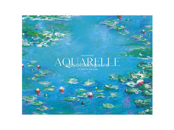 SHKOLYARYK Vázlatfüzet Aquarelle A4+ 15 flat