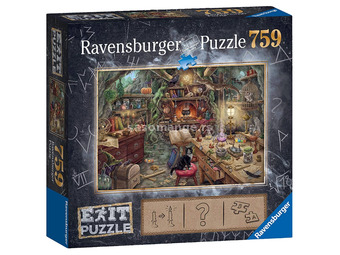 RAVENSBURGER Exit Puzzle game 759 pieces A witch kitchen german edition