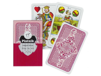 PIATNIK Red Hungarian card