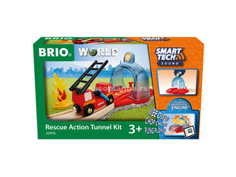 Smart Tech Sound Fireman tunnel 33976 Brio