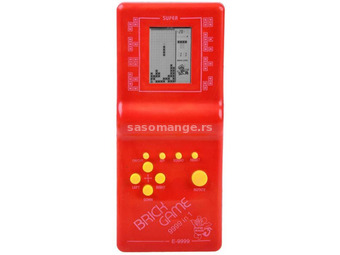 Classic tetris game red color