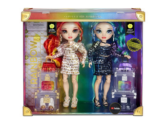 MGA ENTERTAINMENT Rainbow High Special Edition Twins Laurel &amp; Holly iker baba set