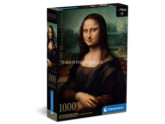 CLEMENTONI Puzzle game 1000 pieces Museum Collection Leonardo da Vinci - Mona Lisa + poster