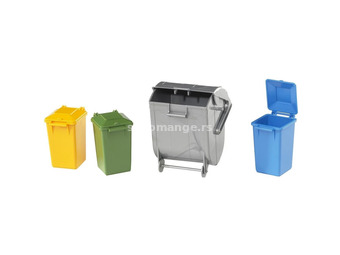 BRUDER trash can kuka set 4 piece