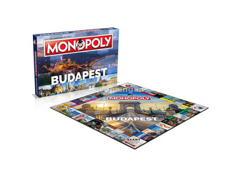 WINNINGMOVES Monopoly board game Budapest edition