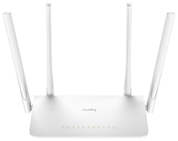 Cudy WR1300 AC1200 Dual Band 2.4+5Ghz MESH Wi-Fi Ruter 1W/4LAN Gbit, 4x5dBi Wisp/AP/REP/VPN/TR069