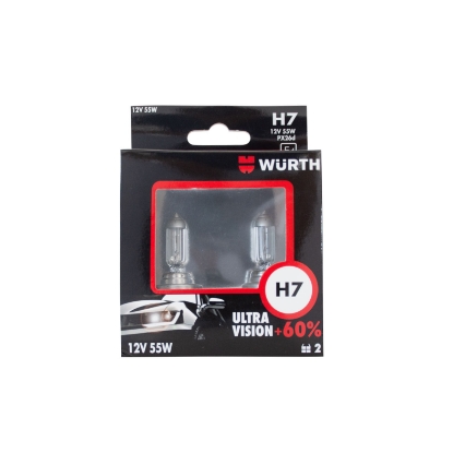 Sijalica H7, 12V 55W Wurth Ultra Vision +60%
