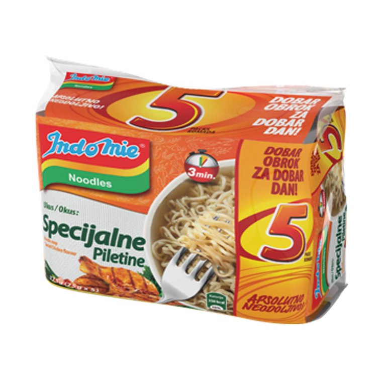 Indomie nudle specijal sa ukusom piletine 375g 5x75g indomie