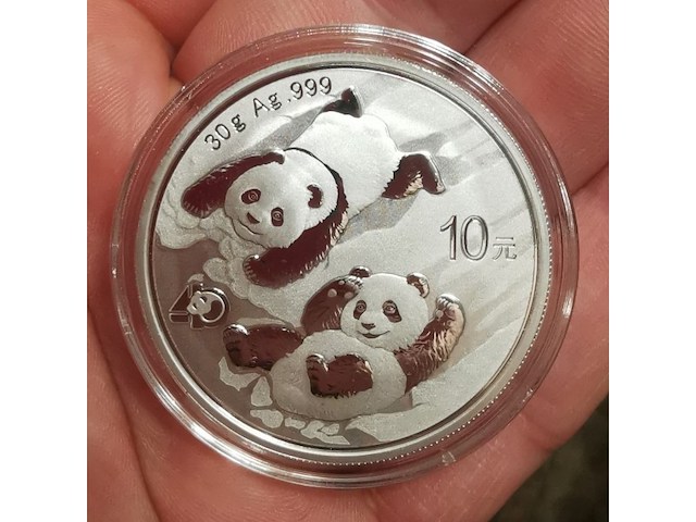 Srebrnjak Unca 999, Kineska Panda 2022., u kapsuli