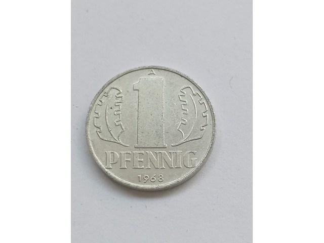 1 Pfennig 1968.g - Nemačka DDR -