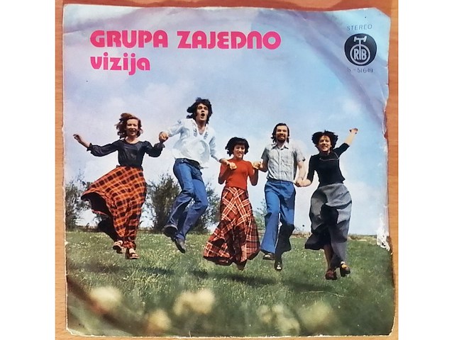 SP ZAJEDNO - Vizija / Goro moja (1974) veoma dobra, VG+