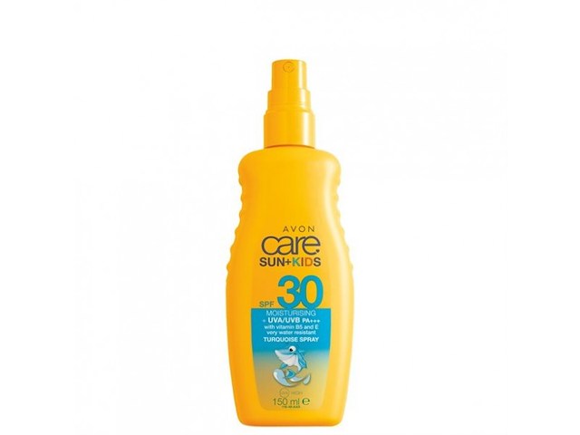 Avon Care Sun+ Dečiji vodootporni tirkiz sprej SPF30