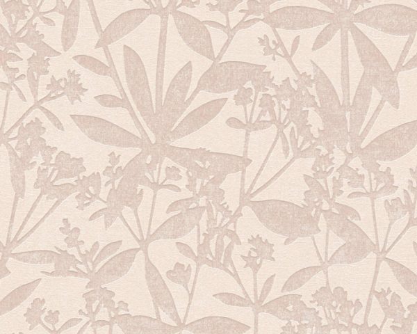 A.S. CRÉATION WALLPAPER «FLORAL, BEIGE, CREAM, PINK» 389241