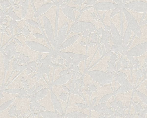 A.S. CRÉATION WALLPAPER «FLORAL, CREAM, WHITE» 389245