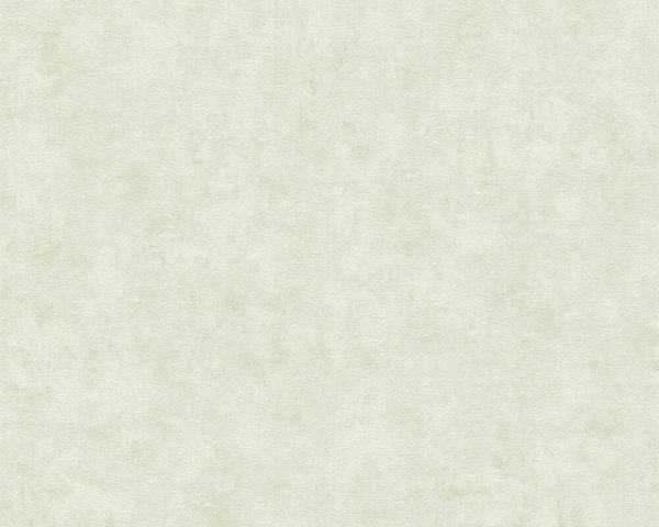 A.S. CRÉATION WALLPAPER «UNI, CREAM, GREEN» 389225