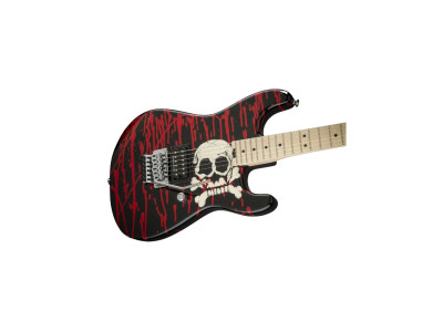 Charvel WARREN DEMARTINI SIGNATURE PRO-MOD BLOOD AND SKULL, MN, BLOOD AND SKULL