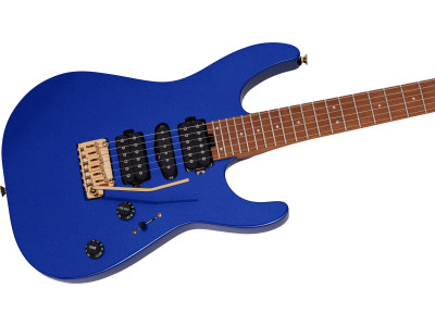 Charvel PRO-MOD DK24 HSH 2PT CM, CARAMELIZED MN, MYSTIC BLUE