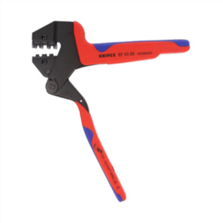 Knipex – Klešta za krimpovanje sa umetkom za neizolovane konektore – 97 43 05