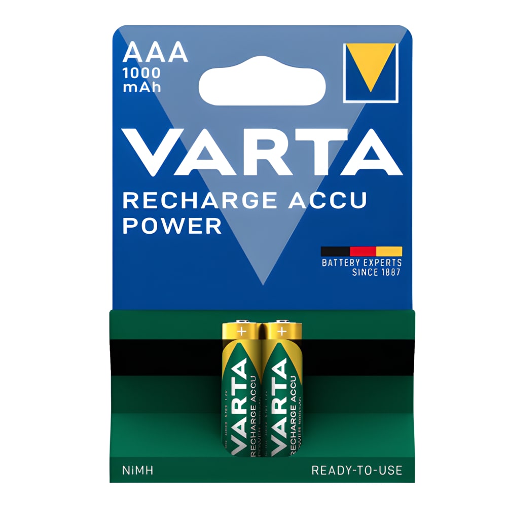 VARTA Punjiva baterija 2 x AAA 1000mAh