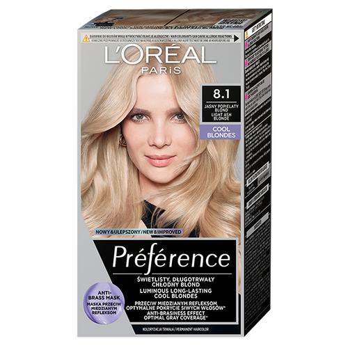 L'Oreal Paris Preference farba za kosu 8.1