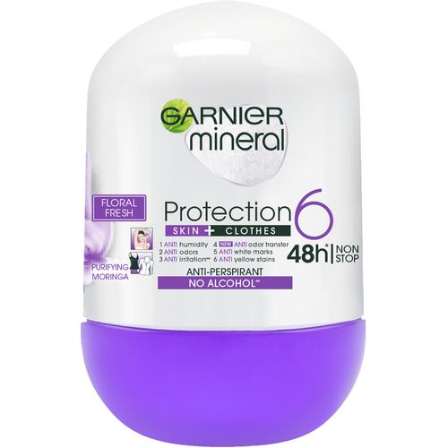 Garnier Mineral Protection 48h 6u1 Floral Fresh dezodorans roll-on 50ml
