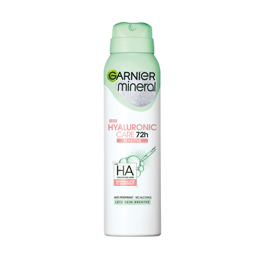 Garnier Mineral Hyaluronic Care 72h Sensitive dezodorans u spreju 150ml