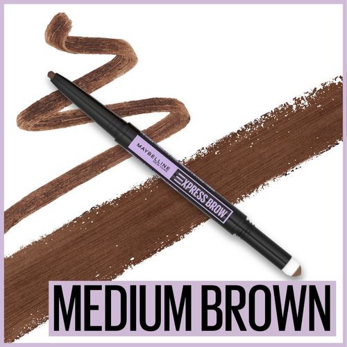 Maybelline New York Express Brow Satin Duo olovka za obrve 02 Medium Brown