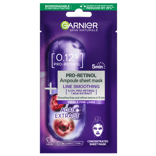 Garnier Skin Naturals Pro-Retinol maska za lice 15g