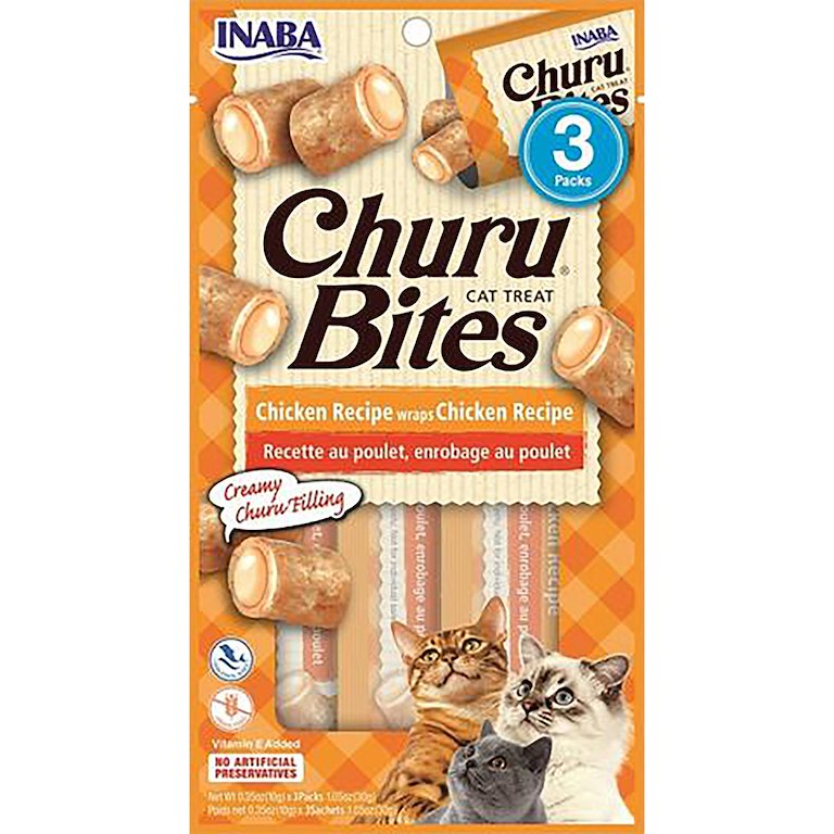 Inaba Cat Churu Bites Piletina Mini Roll 30gr