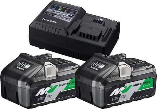 Hikoki UC18YSL3-WFZ Set 2 x 36V-4,0Ah / 18V-8,0Ah BSL36B18 Multi Volt baterija + UC18YSL3 punjač