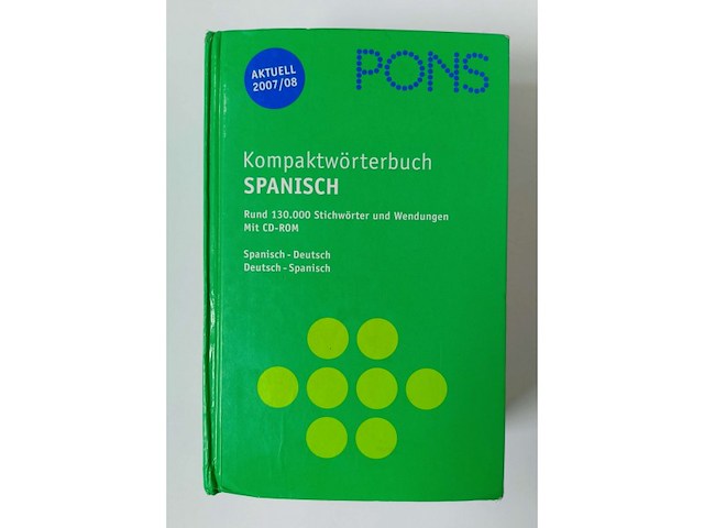 PONS Kompaktwörterbuch Spanisch