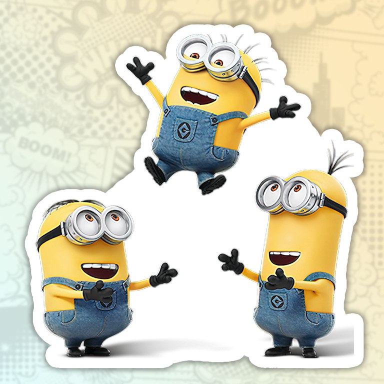 MINIONS STIKER 10