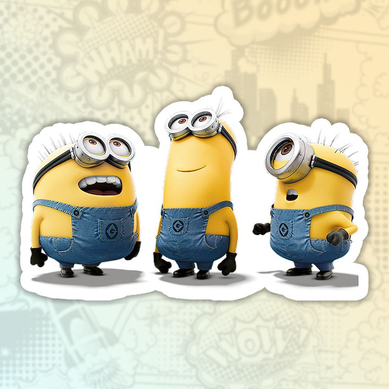 MINIONS STIKER 12