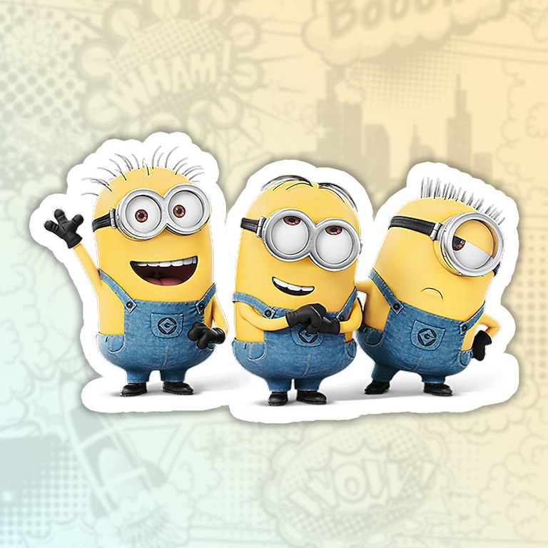 MINIONS STIKER 9