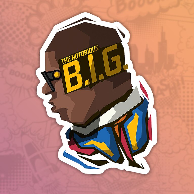 NOTORIOUS B.I.G STIKER